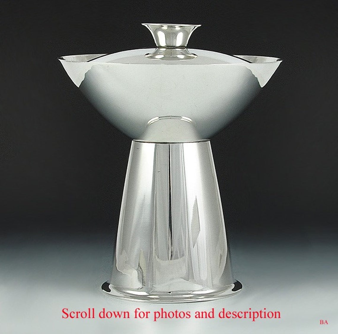 Vintage Modernist Sterling Silver Ciborium Covered Chalice Urn | Etsy