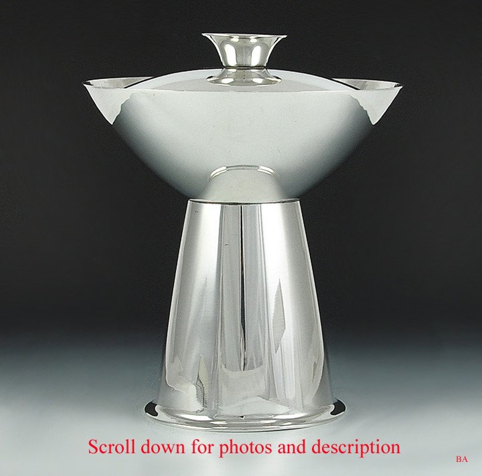 Vintage Modernist Sterling Silver Ciborium Covered Chalice Urn | Etsy