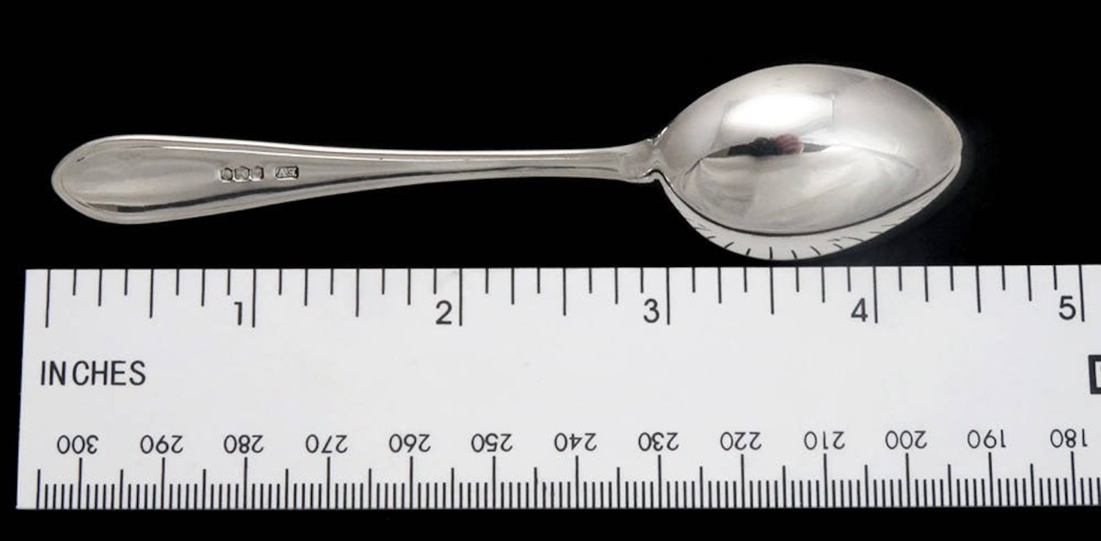 Great Set of 6 English Sterling Silver E. Viners Coffee Spoons - Etsy