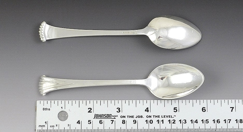 10 Tuttle Onslow Pattern Sterling Silver Teaspoons DE & HT - Etsy