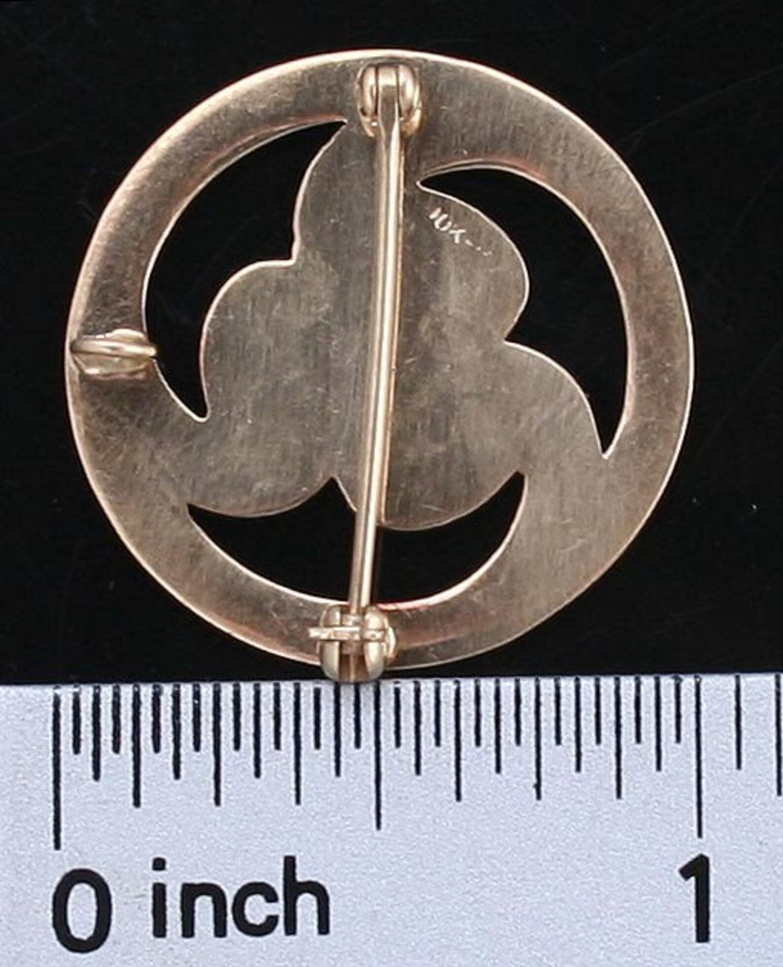 Rare 10k Gold Girl Scouts Gold Enameled Pin Pendant - Etsy