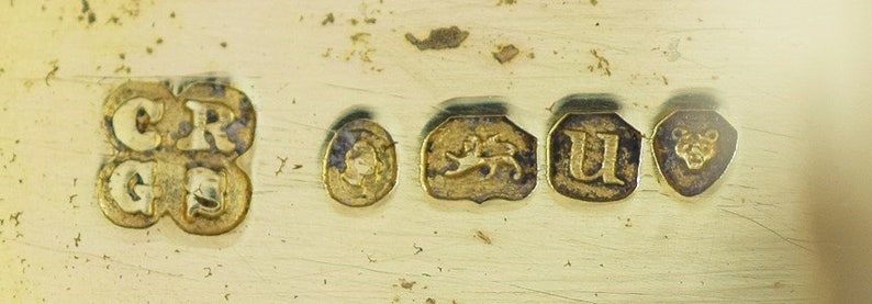 1835 Fine English Georgian Sterling Silver Octagonal | Etsy