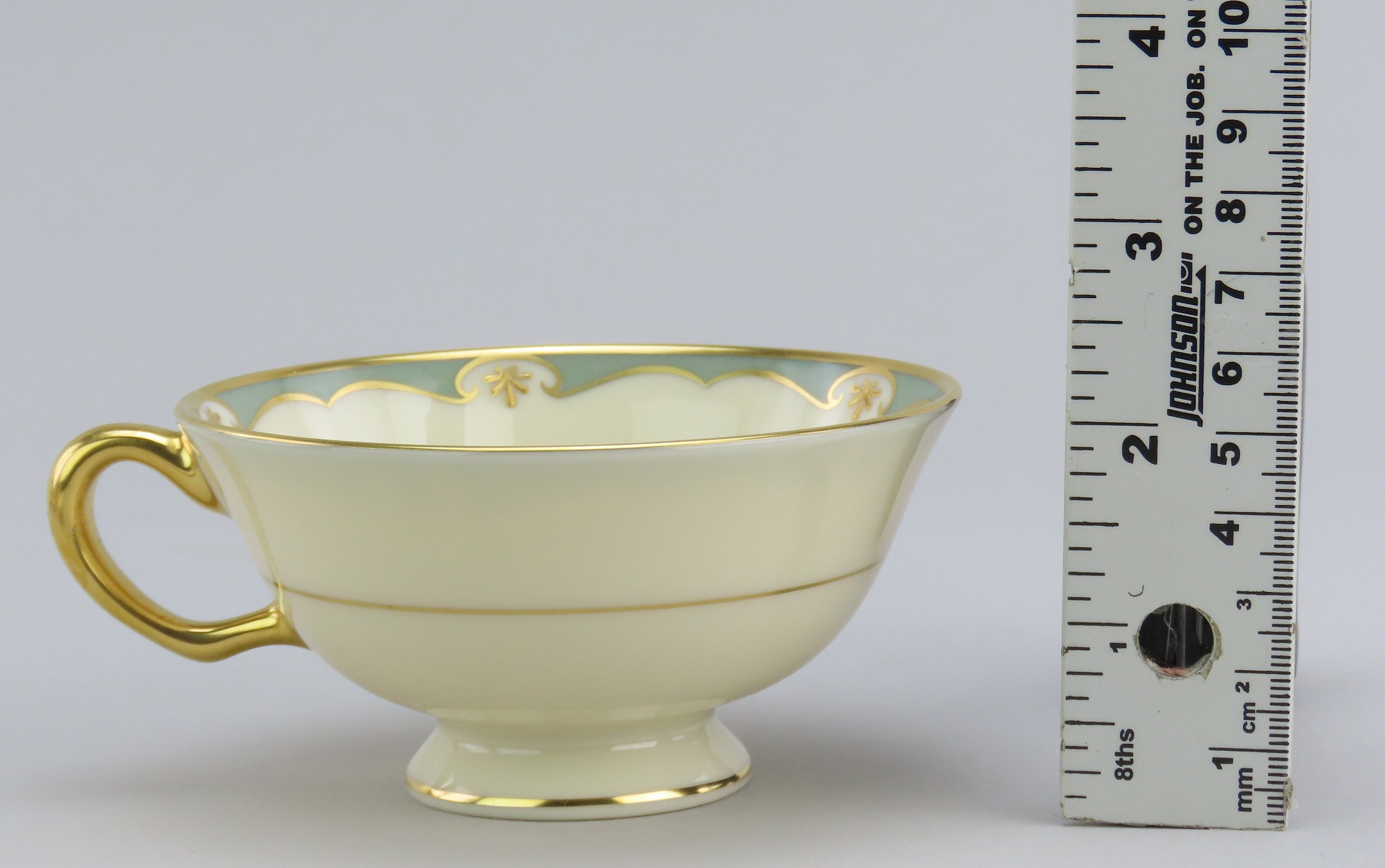 Stunning Lenox Meredith Porcelain 4 Pc Cups and Saucers Set - Etsy