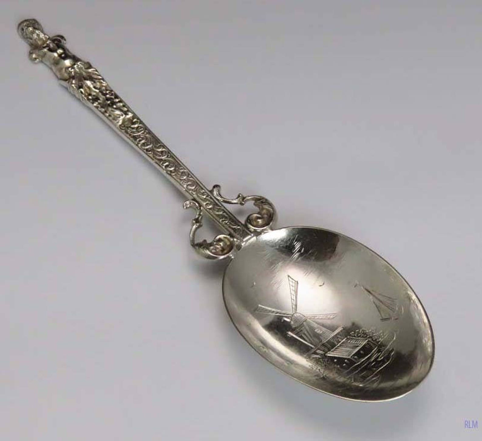 1888 Antique Dutch 833 Silver Spoon w/ Greco/Roman Character | Etsy