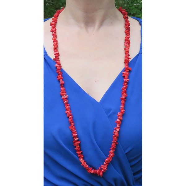 Long Beaded Necklace - Etsy