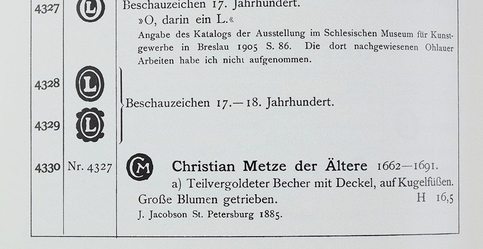 Antique 1662-1691 Rare German .800 -.900 Silver Beaker Cup by Christian ...