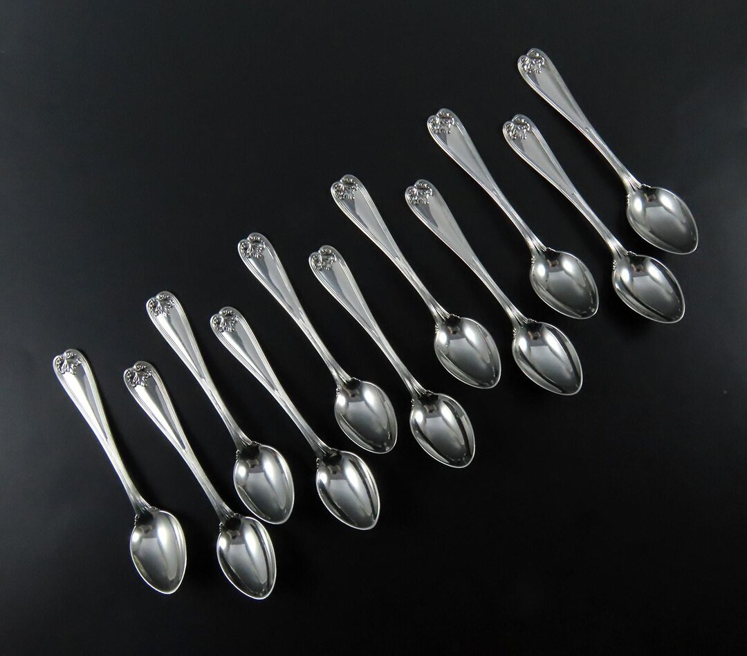 11 Gorgeous Tiffany Co Colonial Sterling Silver Demitasse Spoons No ...