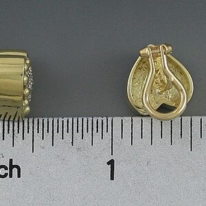 Modern Makur Designs 14k Gold & Diamond Heart Shaped Earrings - Etsy