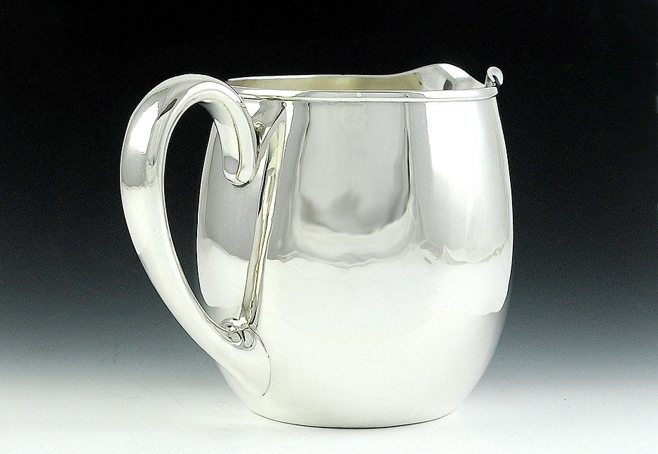 Antique C1920 Art Deco Arthur Stone Sterling Silver Milk - Etsy