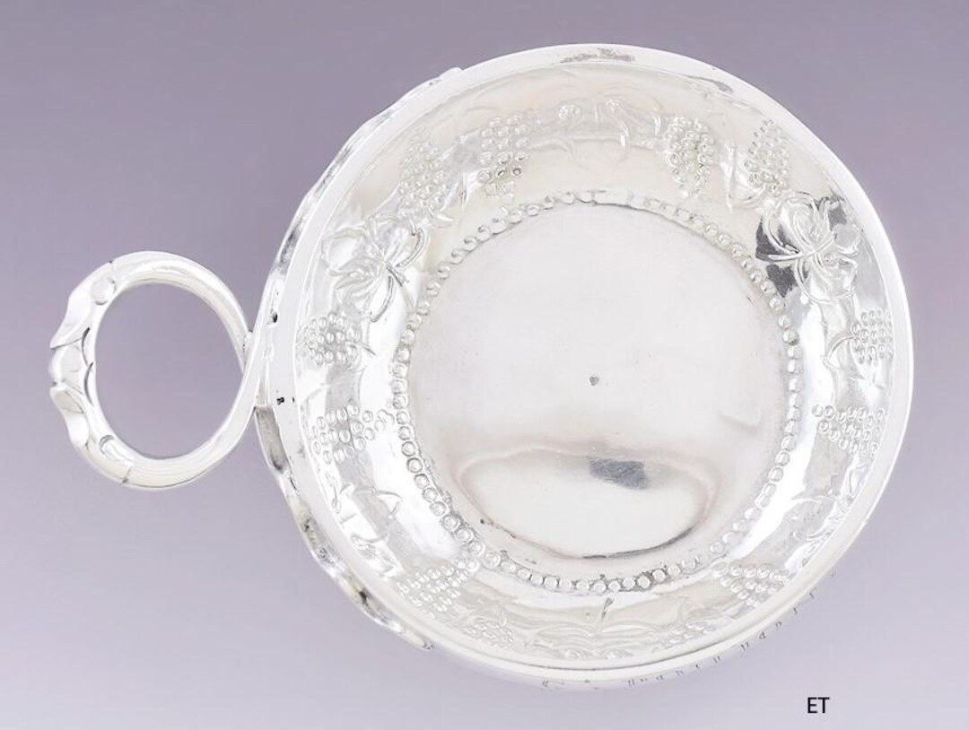 1819-1838 Nice French 800 Silver Wine Taster / Tastevin Grape Design - Etsy
