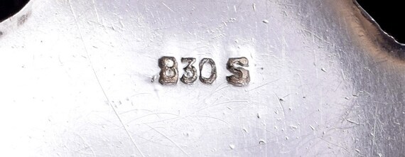 Unusual Modern Norwegian 830 Purity Silver Necklace o… - Gem