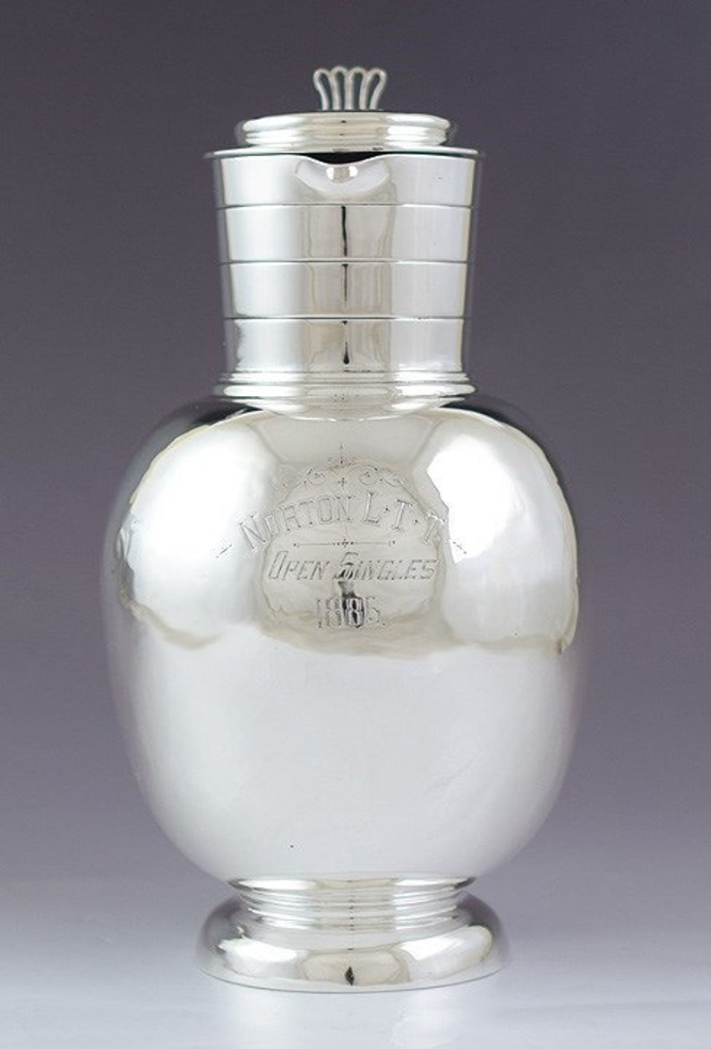 Antique 1743 English Georgian Sterling Silver Trophy Teapot / - Etsy