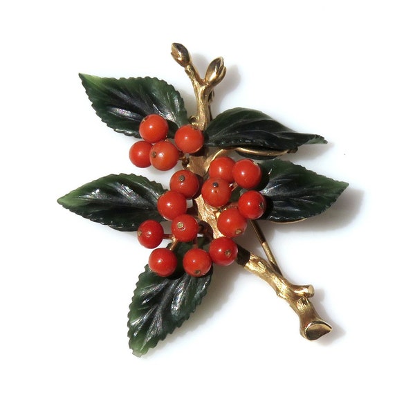 Holly Brooch - Etsy