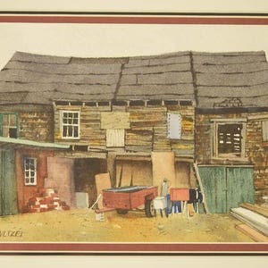 Framed Quality Signed Watercolor by Minnesota Artist Frank Wetzel - Etsy