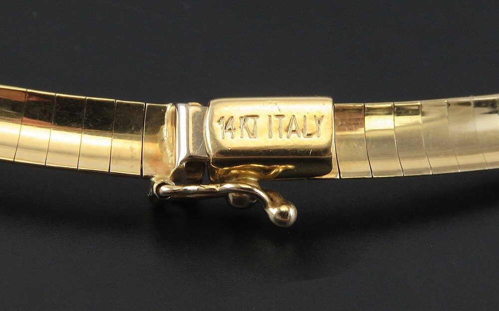 Attractive Italian 14K Two-tone Yellow W/ White Gold X Design | Etsy