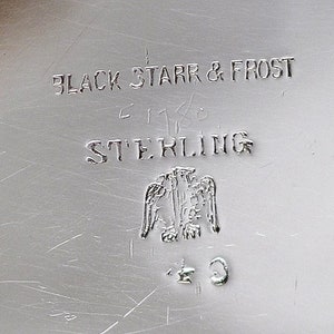 Excellent Quality 3 Pc Octagonal Sterling Silver Tea Set Black Starr ...