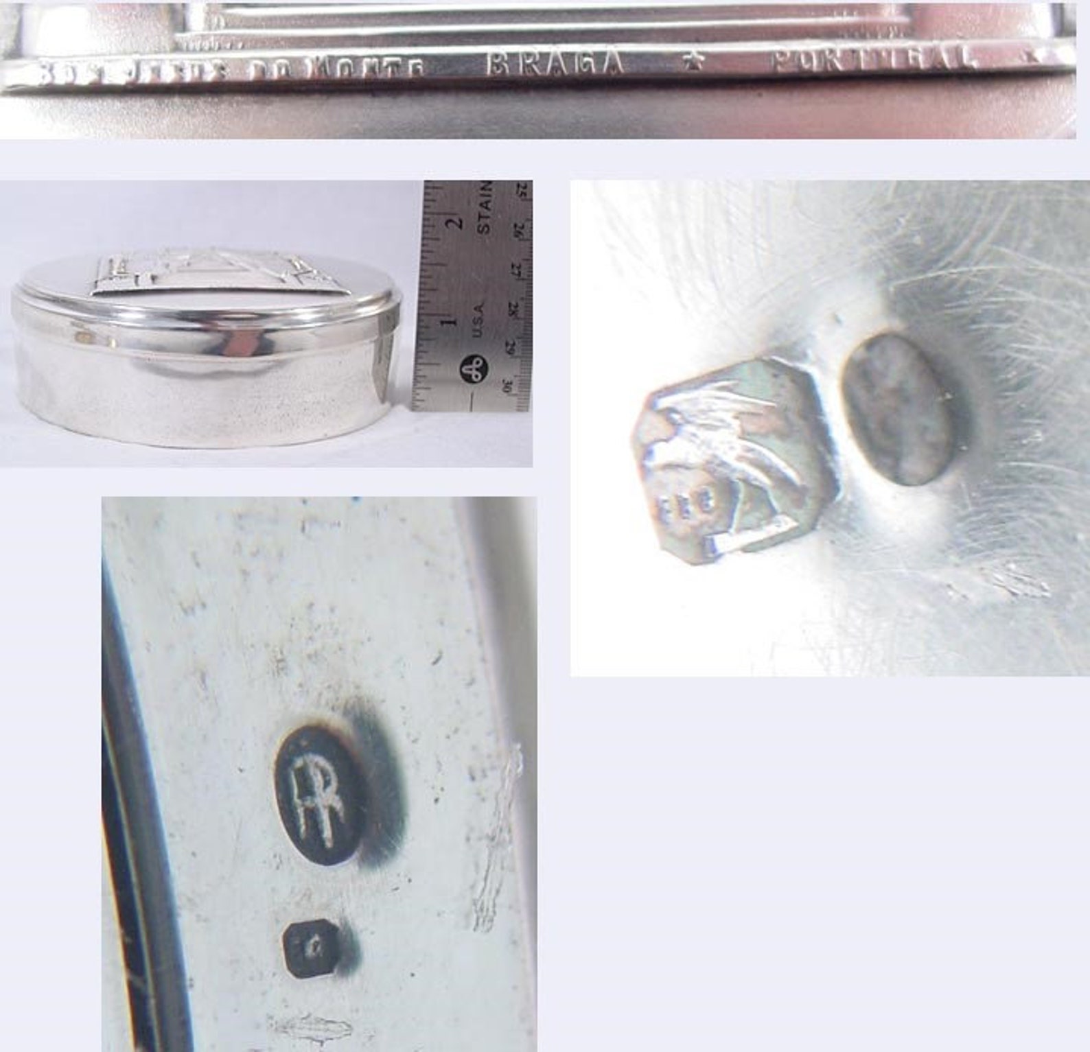 Portuguese Silver Bom Jesus Do Monte Raised Design Box 4 - Etsy