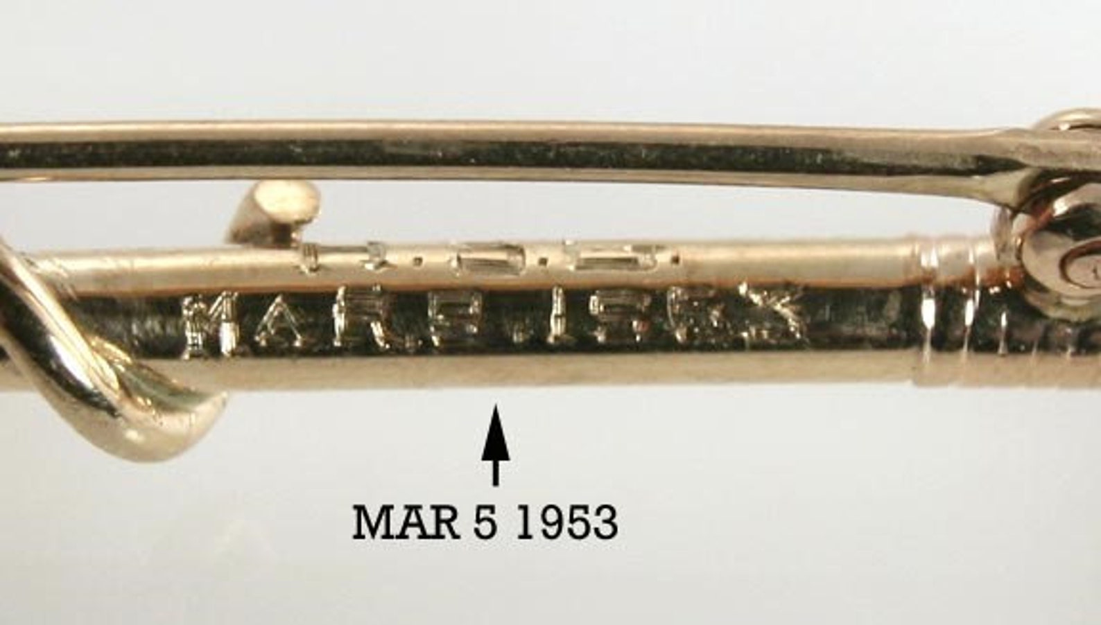 Vintage American 14K Yellow Gold Riding Crop Pin Brooch - Etsy