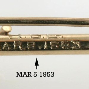 Vintage American 14K Yellow Gold Riding Crop Pin Brooch - Etsy