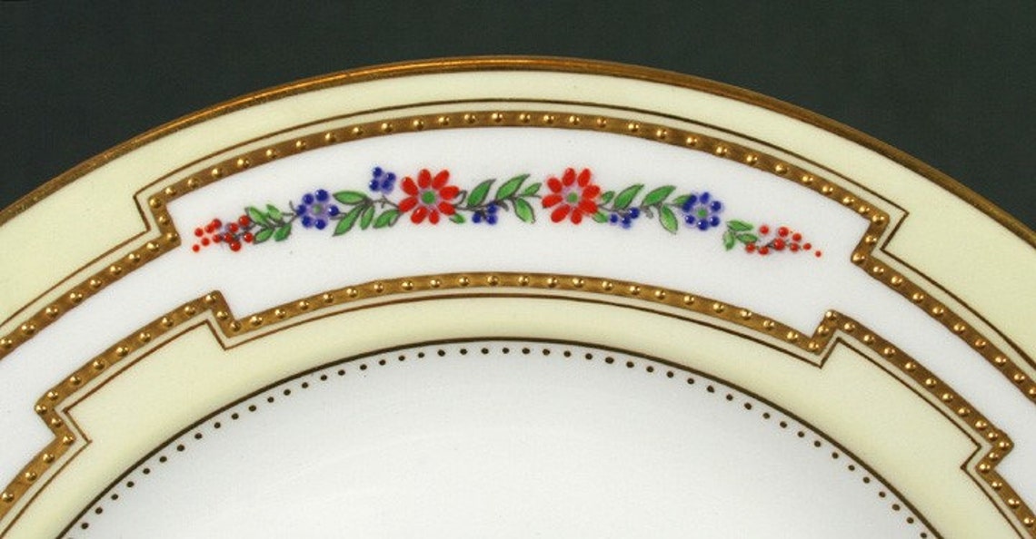 12 Finest Quality George Jones Porcelain Floral Lunch Plates - Etsy