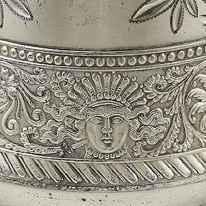 Antique Silver Meriden Britannia Co Assyrian Head Trophy 2 Handle ...