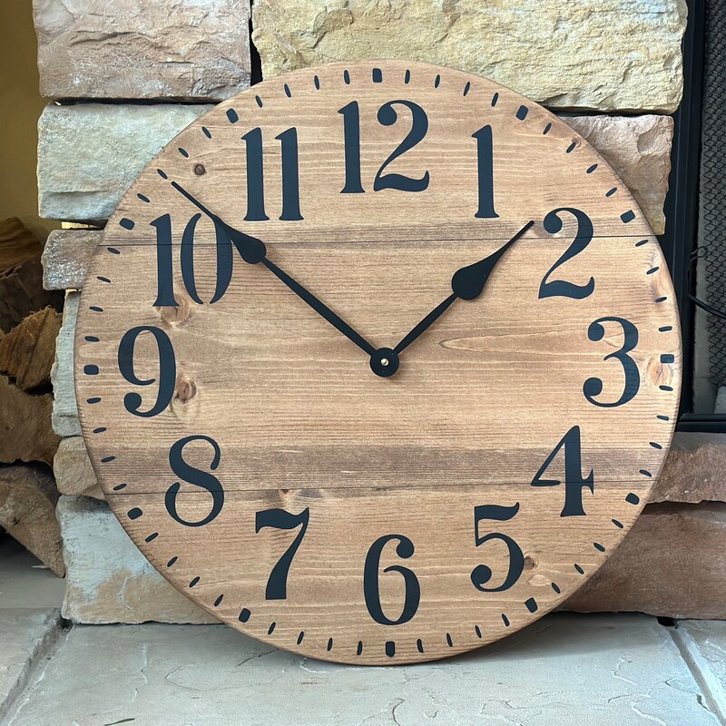 Farmhouse Wall Clock - Etsy
