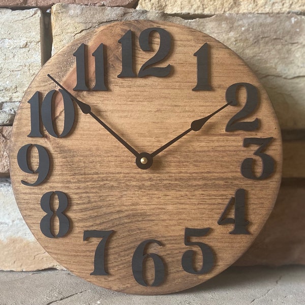 Rustic Wall Clocks - Etsy