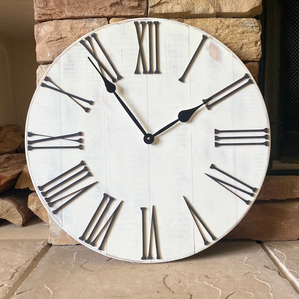 Farmhouse Clock - Etsy