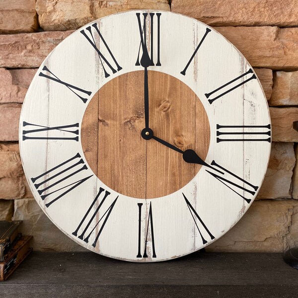 Farmhouse Clock - Etsy