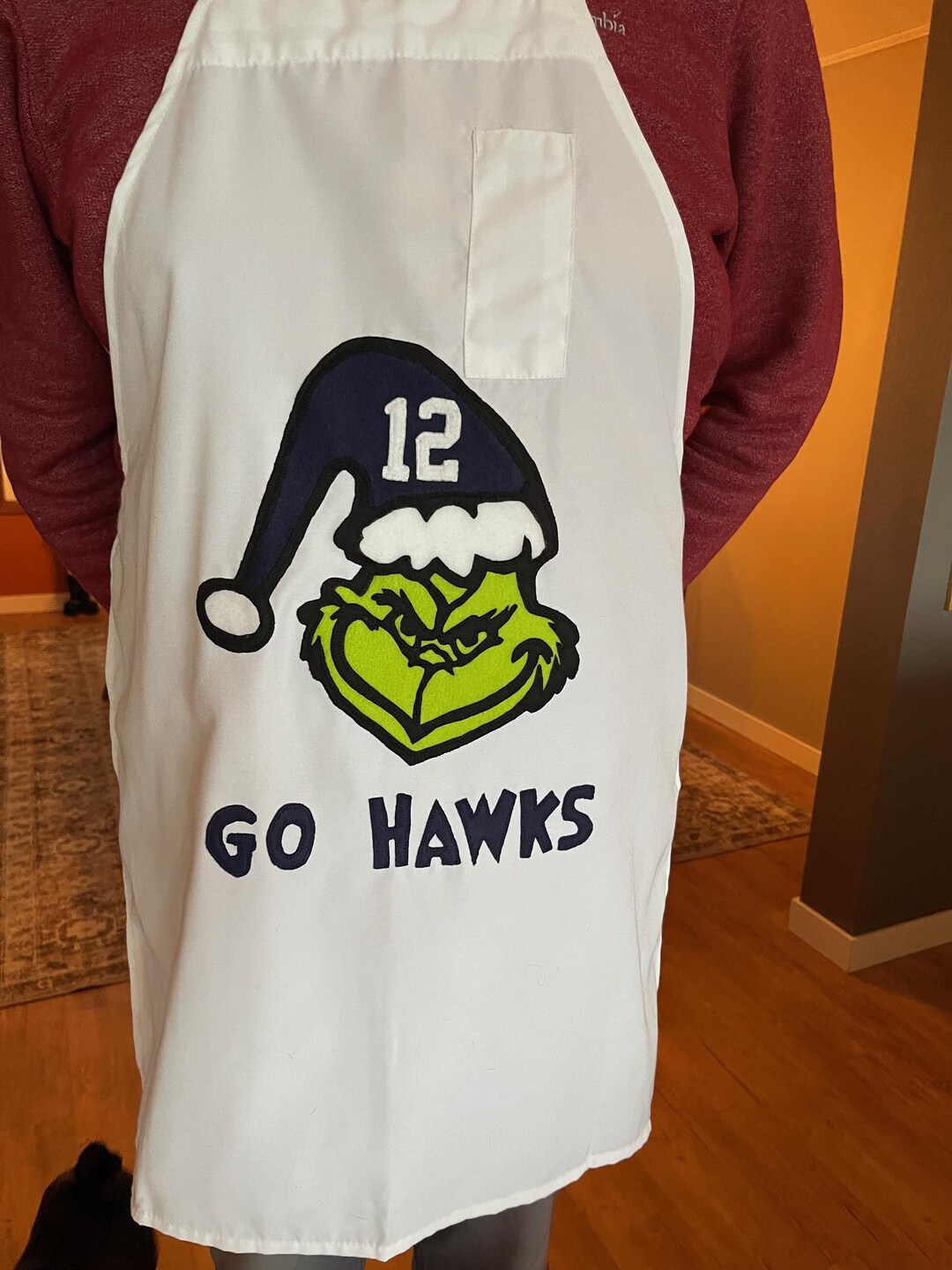 Seahawk / Grinch Grilling Apron Original - Etsy