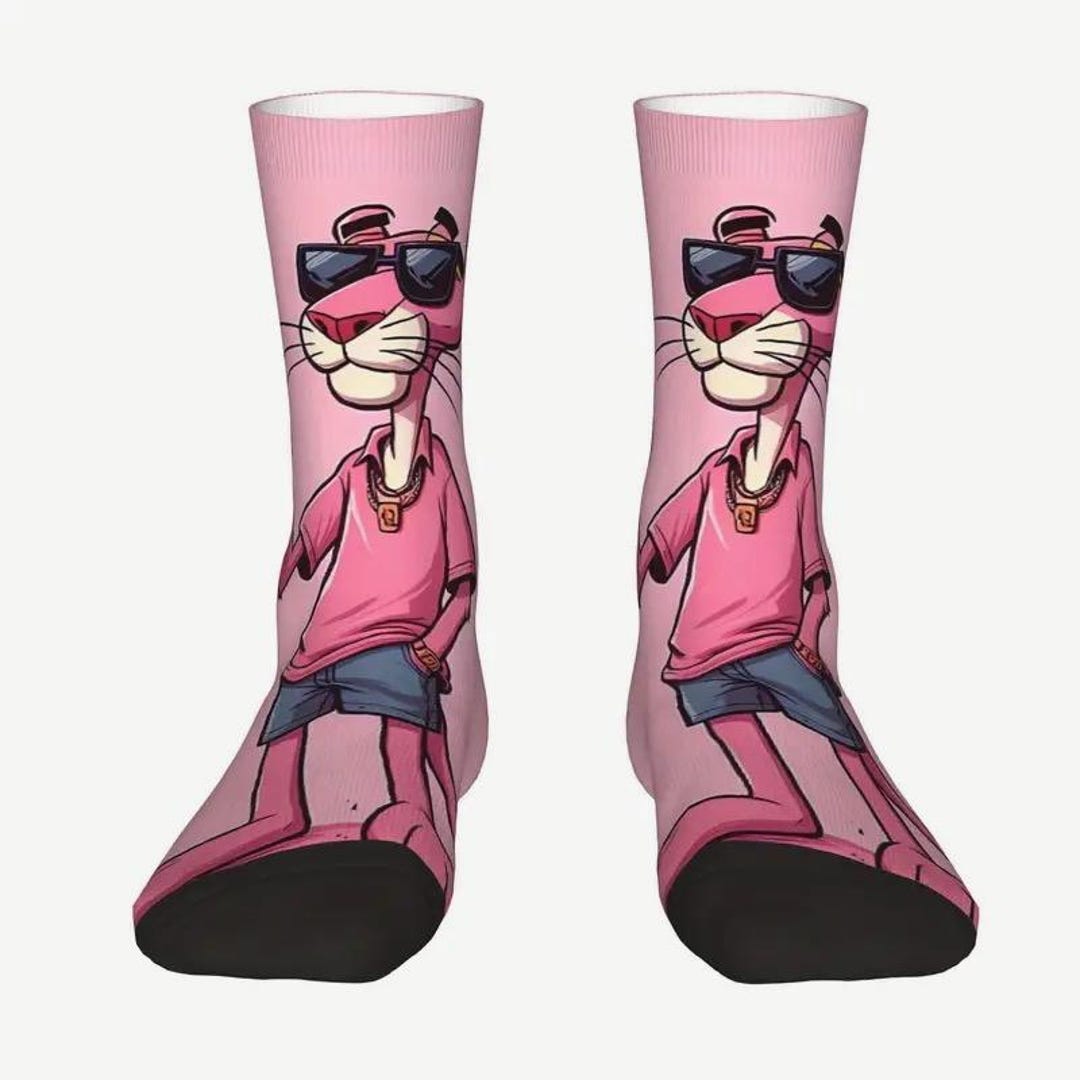 Pink Panther Socks From Iconic Movie Unisex One Size RETRO - Etsy