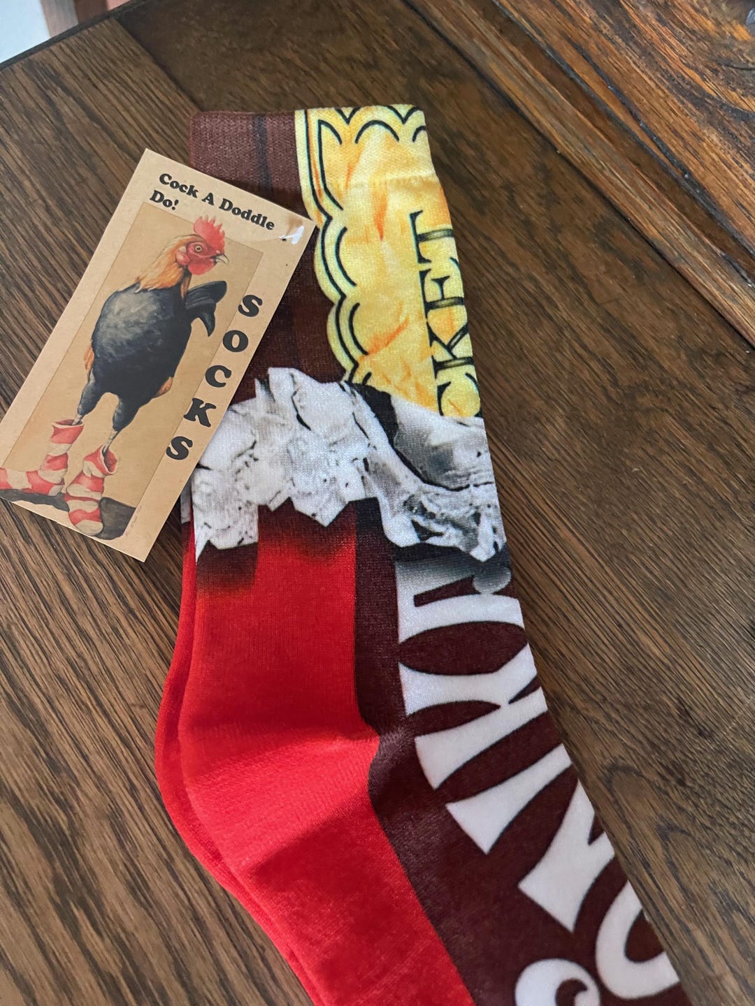 Willie Wonka Golden Ticket Socks Unisex Rare From Iconic Movie Charlie ...