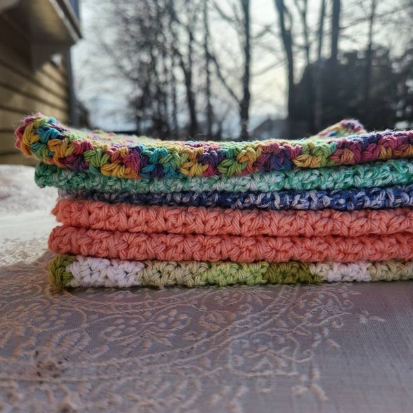 Crocheted Dish Cloth - Etsy