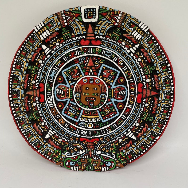 Aztec Sun Stone - Etsy