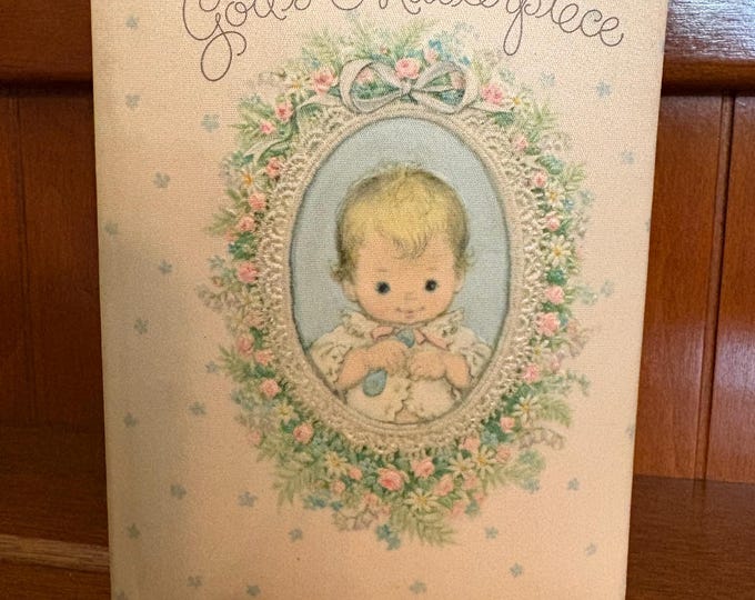 God’s Masterpiece, Vintage Hallmark Book, 1971, Baby Shower Gift - Etsy