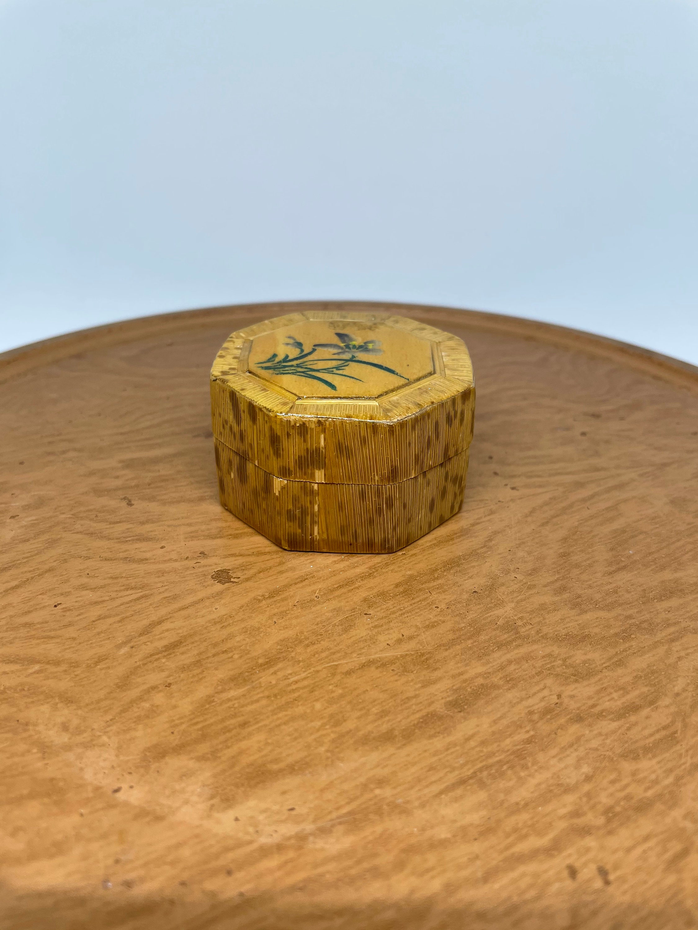 Small Trinket Box 2 Piece Trinket Ring Box Octagonal - Etsy UK