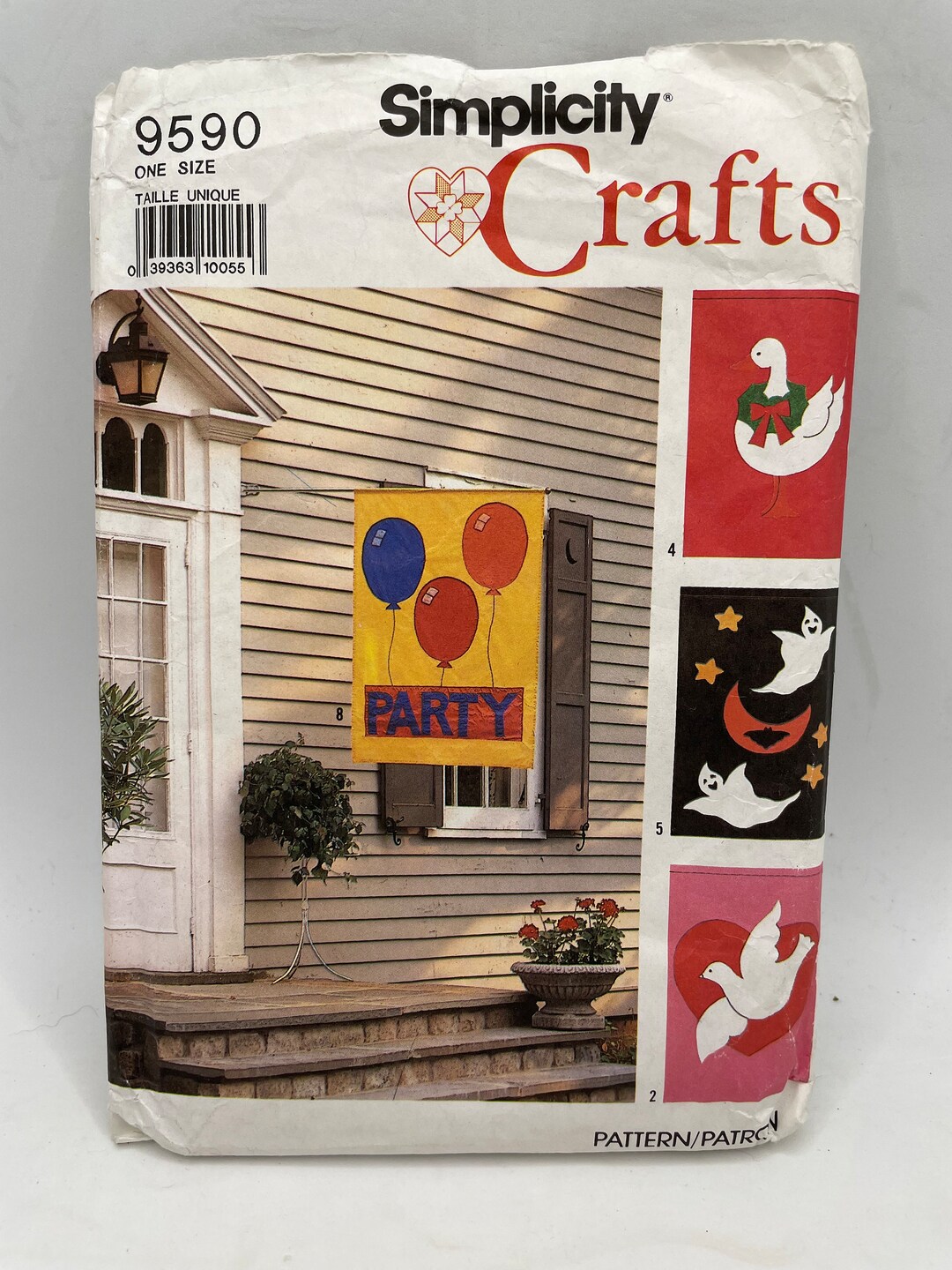 Simplicity Crafts Holiday Flags Sewing Pattern 9590 - Uncut - Etsy