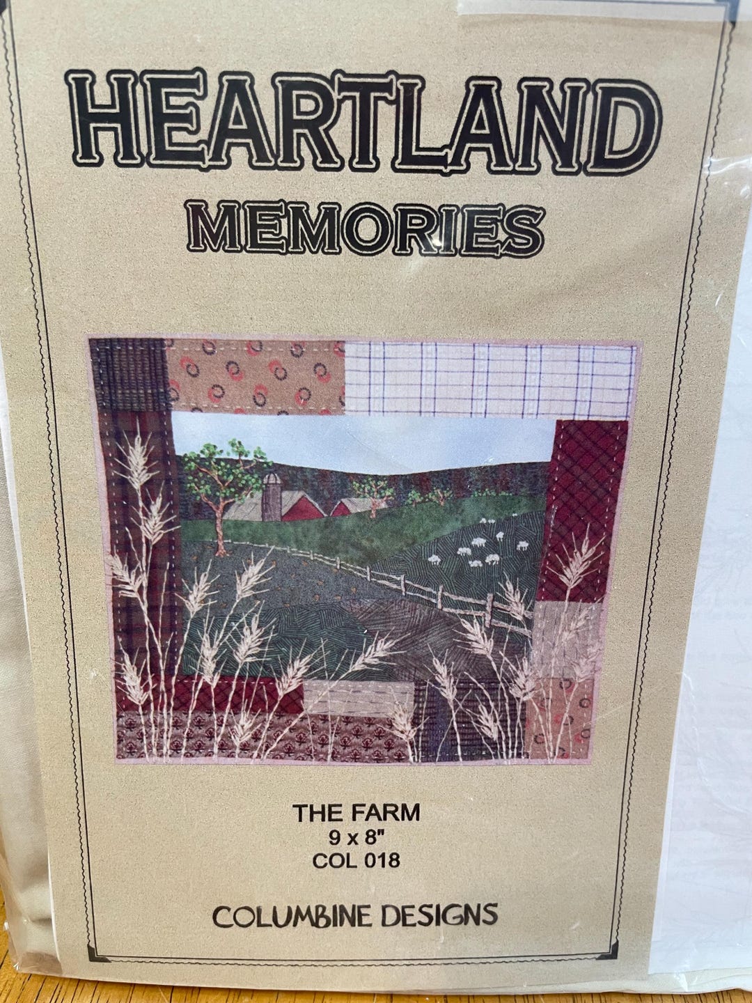 Quilt Kit - Heartland Memories - the Farm - Makes 9 X 8 Inch Quilt ...