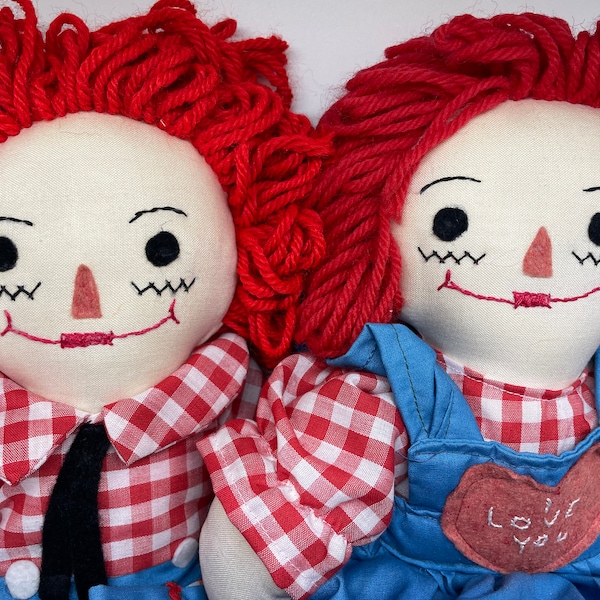 Raggedy Ann Face - Etsy