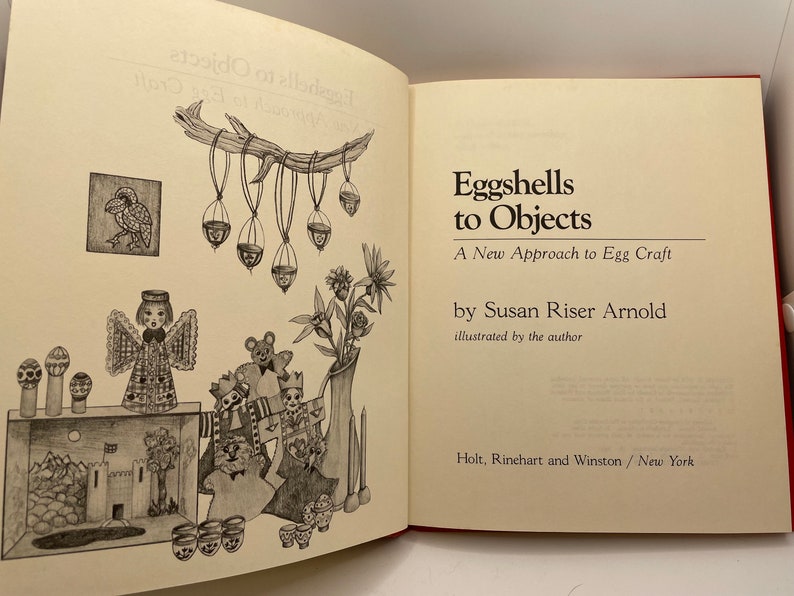 Eggshells to Objects: Vintage Egg Craft Book by Susan Riser Arnold ...