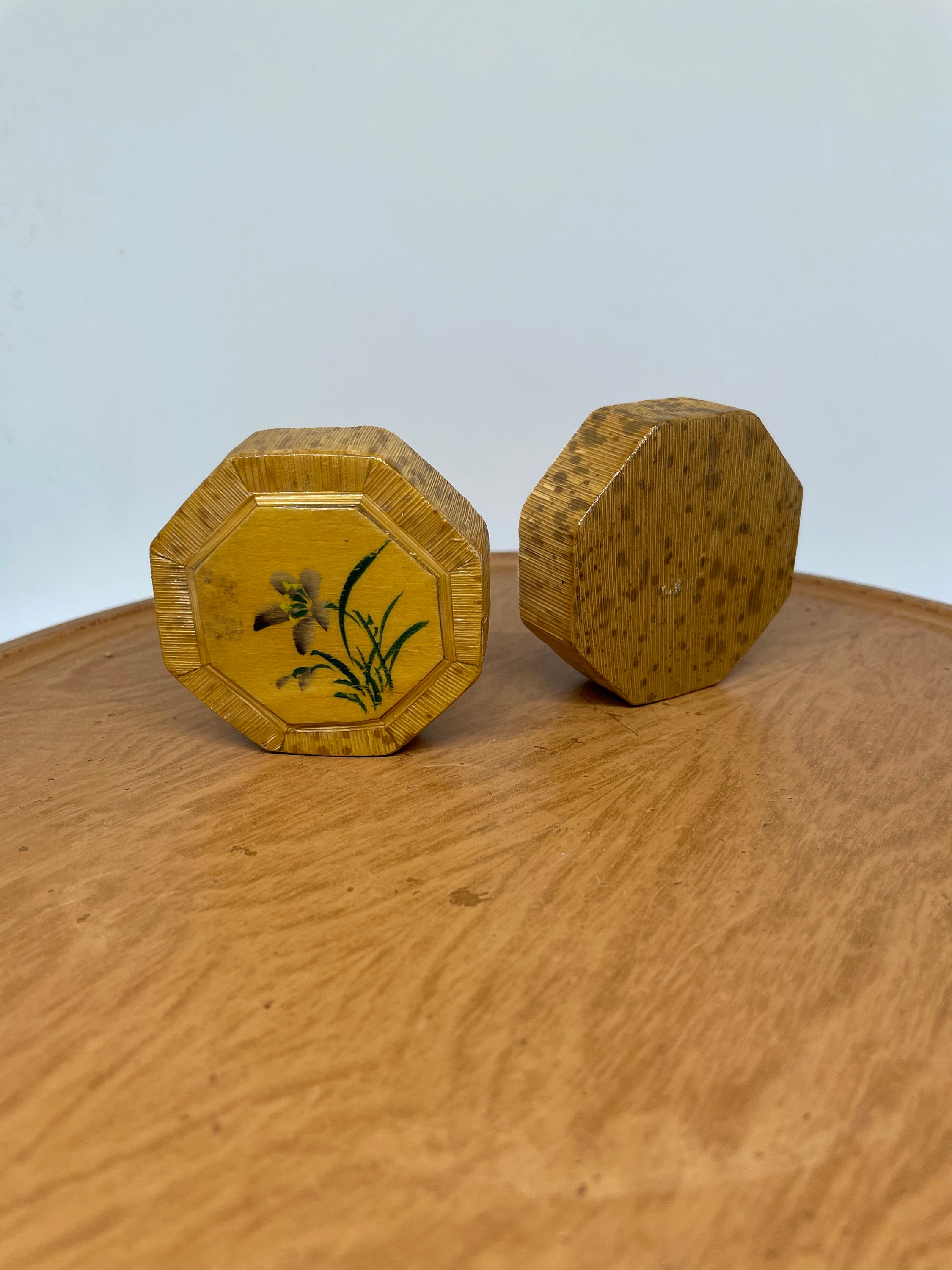 Small Trinket Box 2 Piece Trinket Ring Box Octagonal - Etsy UK