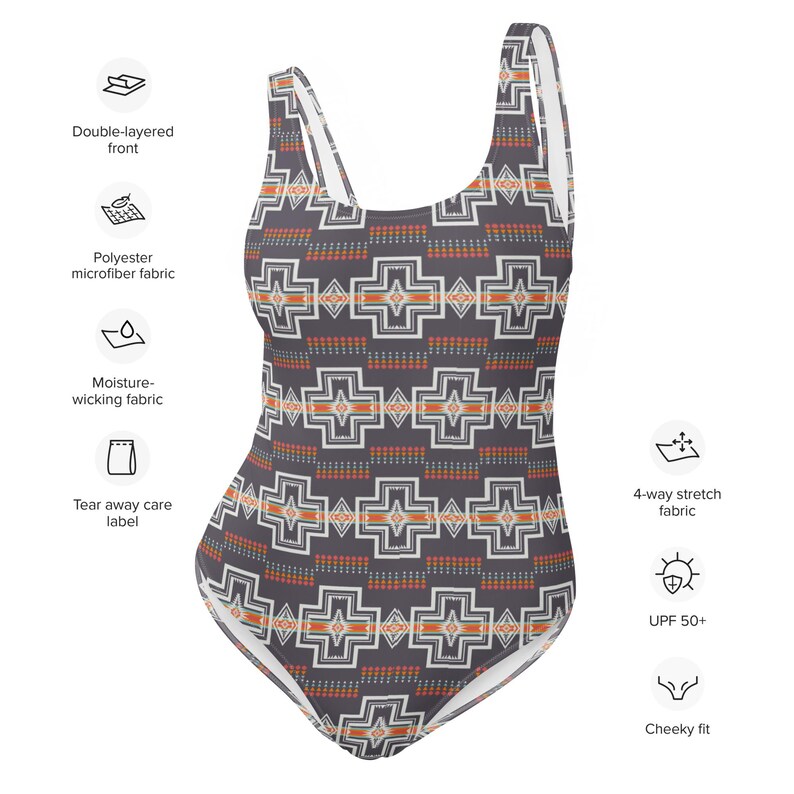 Tallulah - One-piece Swimsuit | Native | Tribal Print | Aztec - Etsy