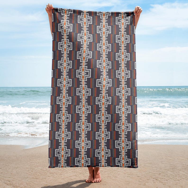 Tallulah - Beach Towel | Aztec | Native | Southwest | Summer - Etsy