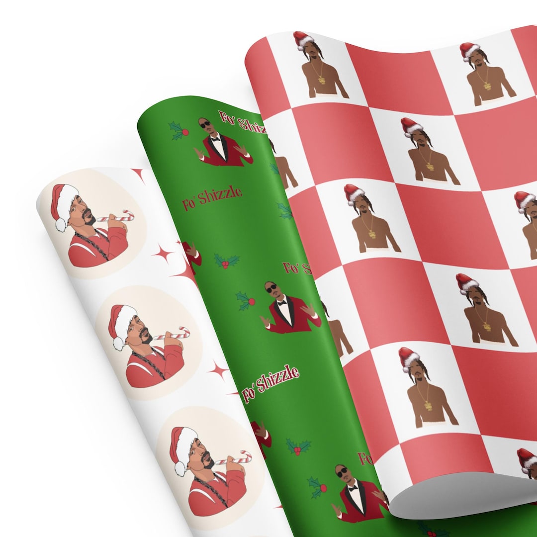 A Doggy Christmas | Wrapping Paper Sheets | Snoop | Snoop Christmas ...