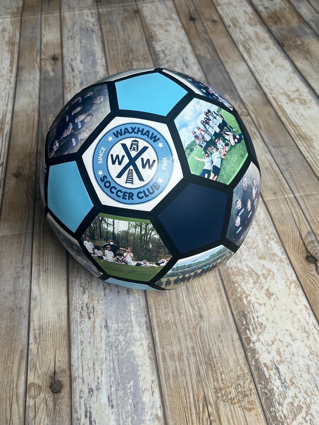Personalized Soccer Ball With Pictures, Picture Soccer Ball, Senior ...