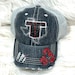 Trucker Mesh Hat With School Letter and Rhinestone Bling - Etsy