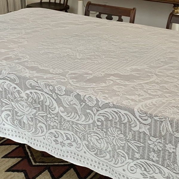 Lace Tablecloth - Etsy