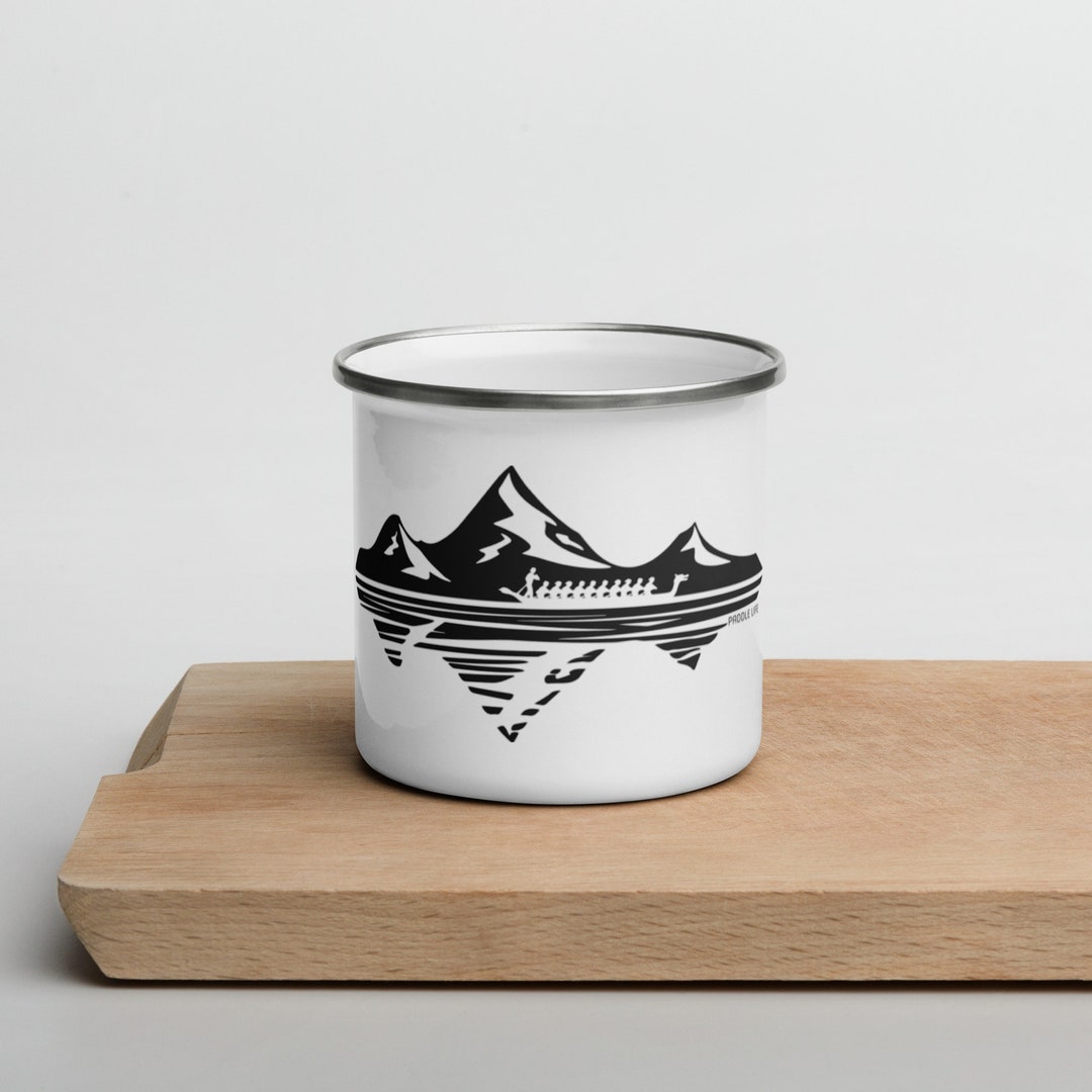 Dragon Boat Paddle Life Enamel Mug - Etsy