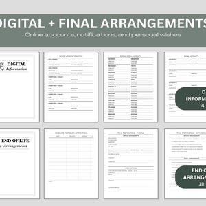 End of Life Planner – Fillable & Printable Medical, Legal, and ...