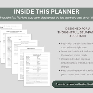 End of Life Planner – Fillable & Printable Medical, Legal, and ...